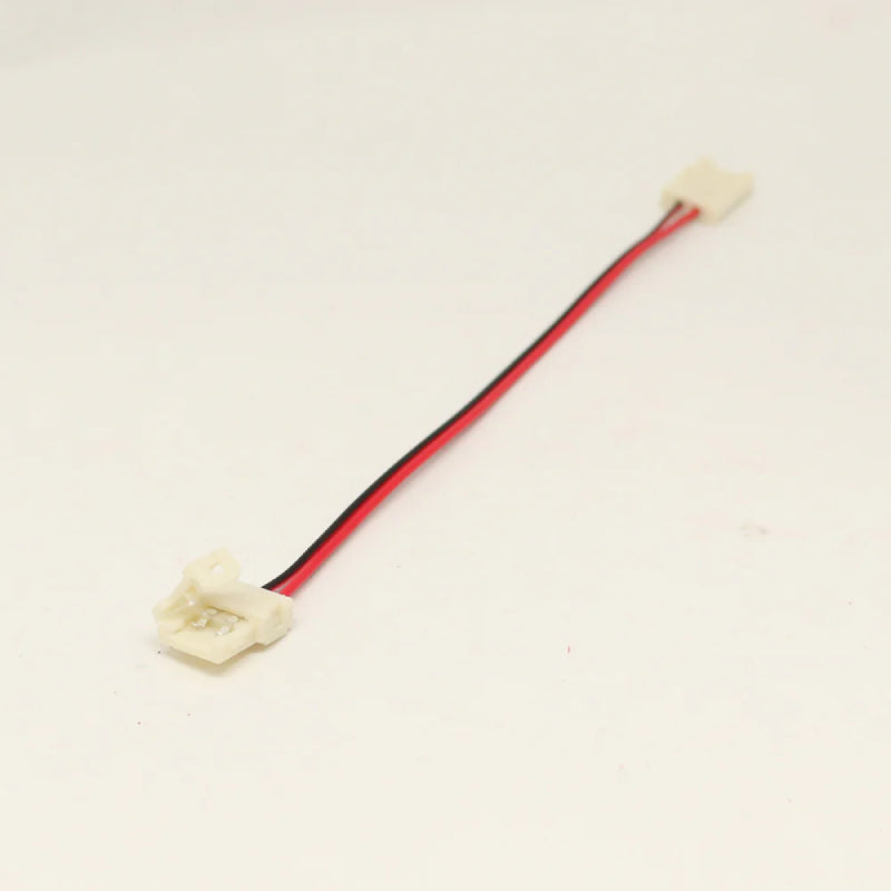 BN222 12V Single Color Strip Light Double End Clip Connector With Wire
