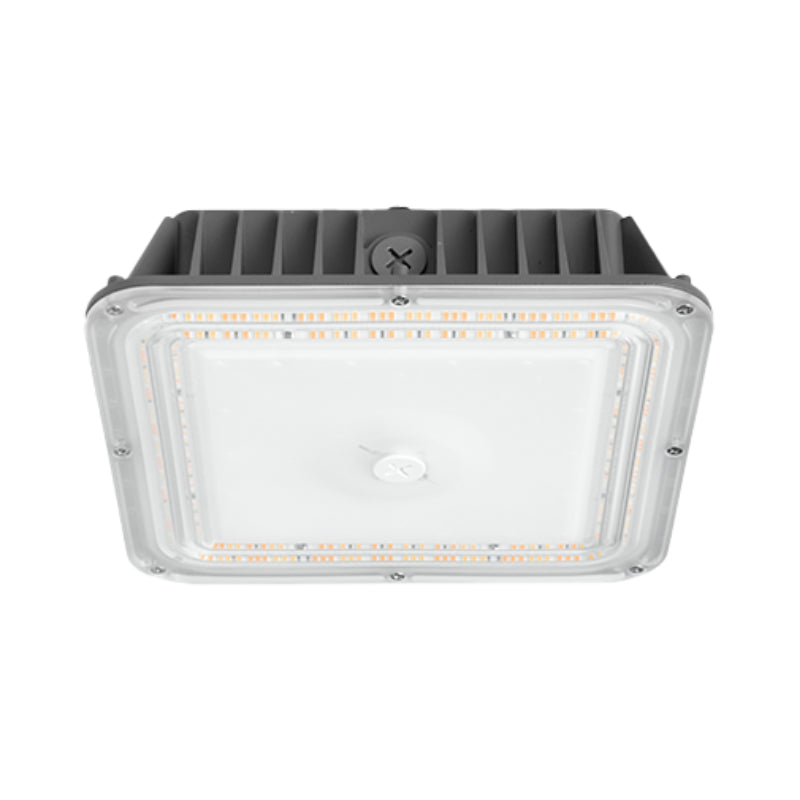 DCPS 40W/60W/90W LED Square Canopy Light, CCT/Wattage Selectable, Up t