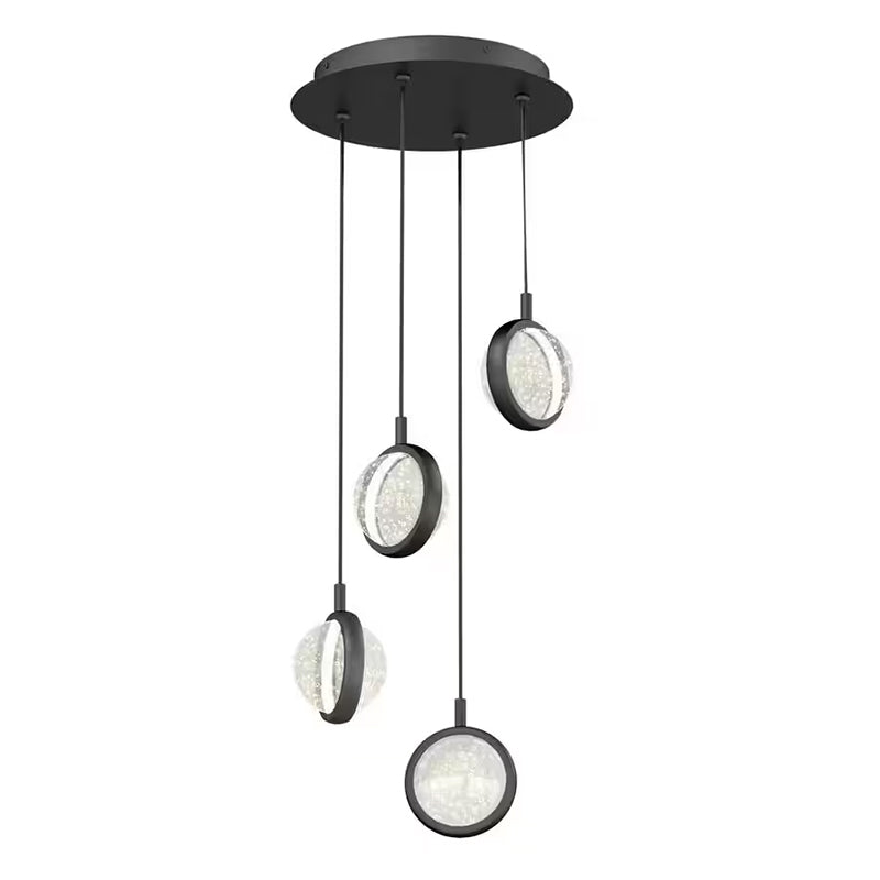 PDT4-AVC-HD2BL Avalon 4-lt 12" LED Pendant, CCT — Expert LED Lighting
