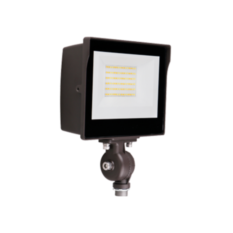 PT-FLS1 Series 15W LED Flood Light with Photocell, 3CCT Selectable, Kn