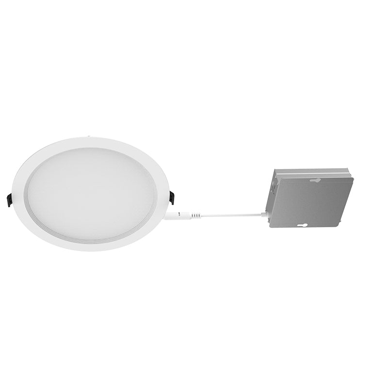 RSLC8 8" LED Commercial Slim Recessed Regressed Baffle Light, 3000K ...