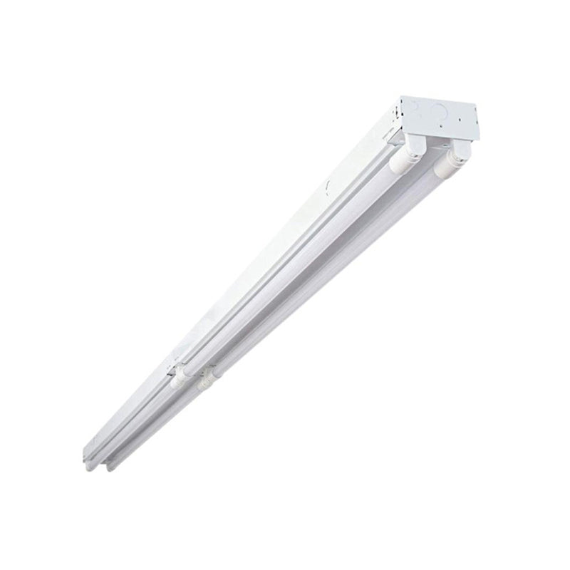 LRSL 8-ft 18W LED-Ready Strip Light, 4000K, Clear Lamps, (Pack of 6)