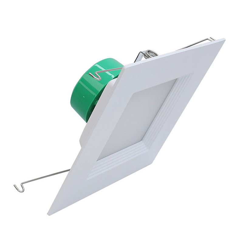 SDL6-BF 5/6" LED Square Recessed Downlight with Baffle Trim, CCT